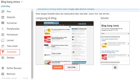 cara membuat menu dropdown di blog blog kang amos