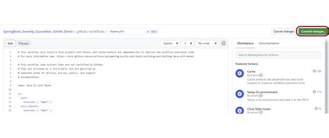 how to run springboot tests with github actions qa automation expert