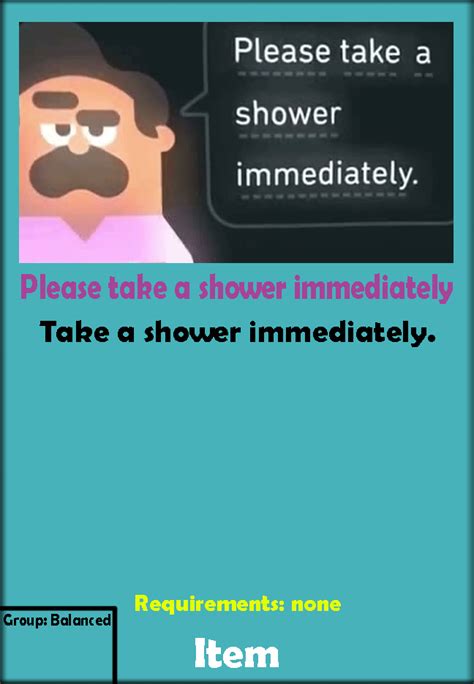 Please Take A Shower Immediately Meme Machine Card Game Wiki Fandom