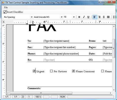 inserting ms word compatible formcheckbox fields