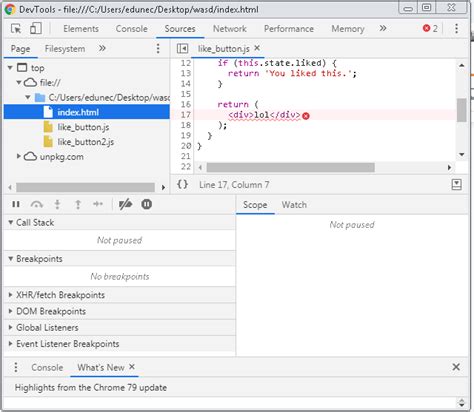 javascript can t write html in react components stack