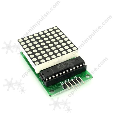 max7219 led dot matrix module open impulseopen impulse