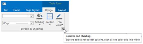 borders and shading dialog wpf controls devexpress documentation