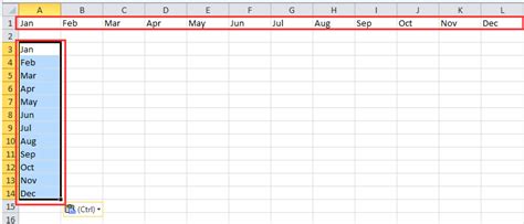 how to convert horizontal list to vertical list in excel