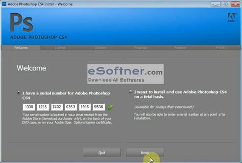 how to find my photoshop cs4 serial number ymachn