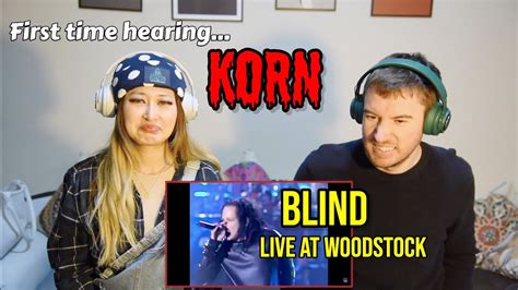 First Time Hearing Korn Blind Live At Woodstock 99 Youtube