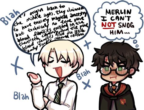 Gay Harry Potter Harry Potter Anime Drarry Fanart Snog Yer A Wizard