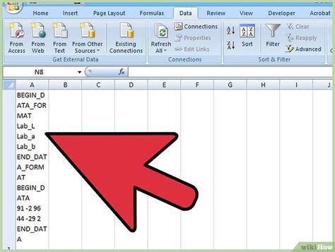 come copiare e incollare testo delimitato da tabulazioni in excel