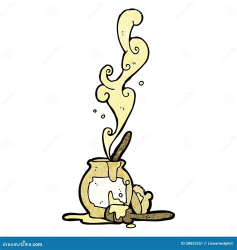 Old Clay Honeypot Cartoon Stock Vector Illustration Of Doodle 38033551