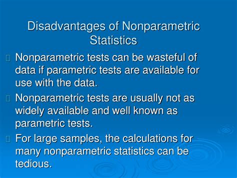 Ppt Parametric Versus Nonparametric Statistics When To Use Them And
