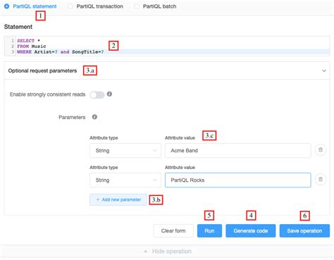 building partiql statements amazon dynamodb