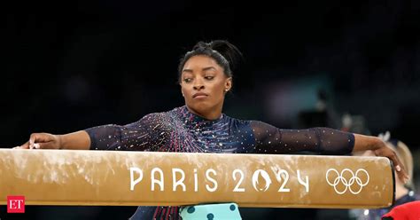 Simone Biles Slips Off The Balance Beam During Event Finals To Miss The