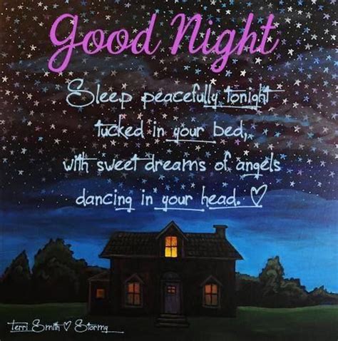 Sleep Peacefully Tonight Tucked In Your Bed With Sweet Dreams Of