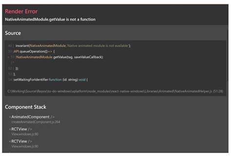 nativeanimatedmodule getvalue is not a function · issue 10287