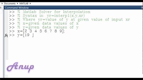 matlab solver interpolation youtube