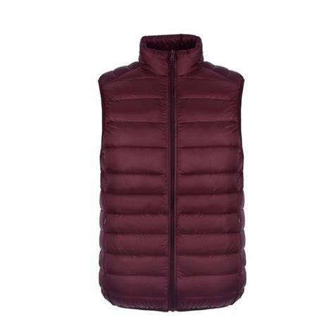 2017 New Casual Brand Men Sleeveless Jacket Winter Ultralight White Du