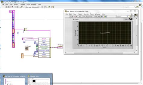 solved plot a text on xy graph ni community