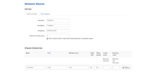 unable to connect to samba share from other machine installing and