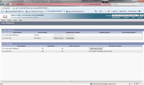 issue on cisco unity connection after performing utils ntp restart