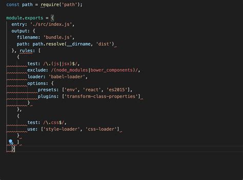 javascript bundler error invalid configuration object