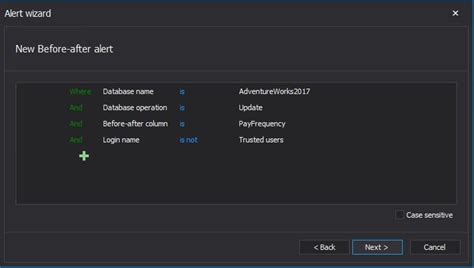 how to configure and use before after auditing in apexsql audit
