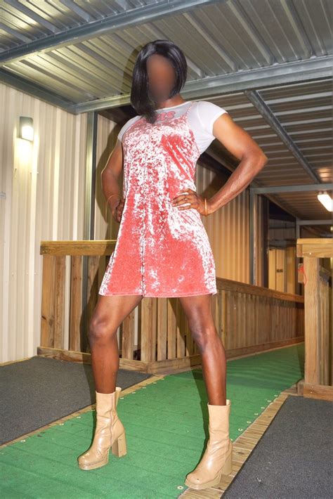Ebony Crossdresser Sissy Gina Retro Whore 1 Photo 2