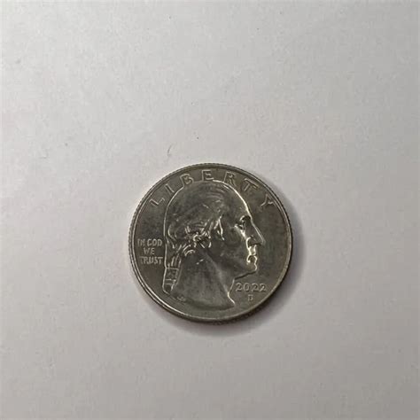 2022 Anna May Wong Quarter Error Scar Drooling Flower Hair