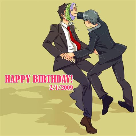 Narukami Yuu And Adachi Tooru Persona And 1 More Drawn By