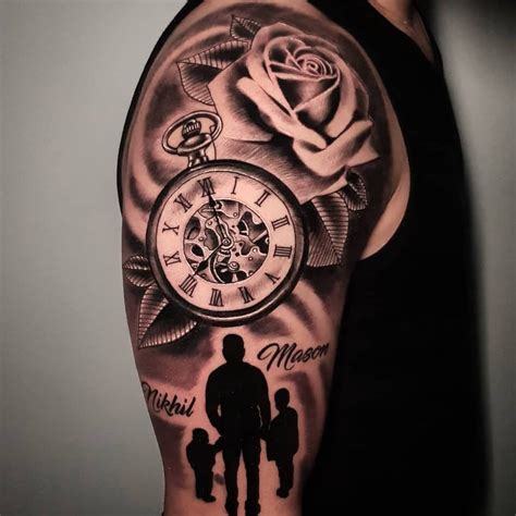Ventiler Lèvres Humide Tatouage Homme Montre Gousset Excentrique