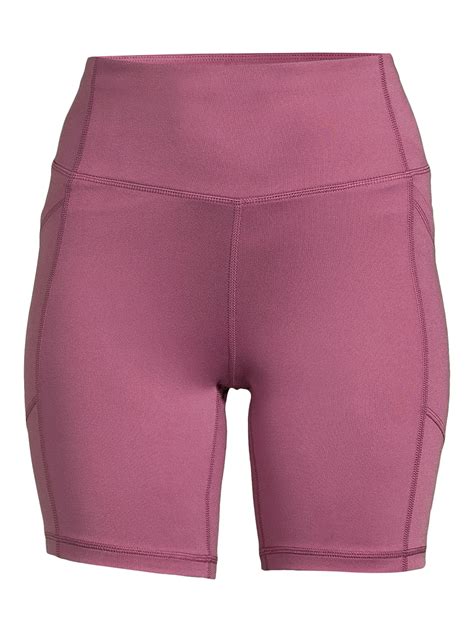 Avia Womens High Rise 7 Inseam Bike Shorts