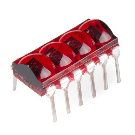 7 seven segment four digit bubble display hp qdsp 6064 arduino