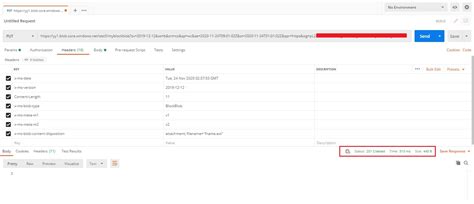 how to upload files into azure blob storage with postman