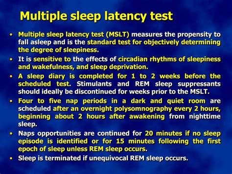 kathy howard info sleep latency test