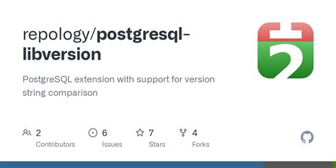 github repology postgresql libversion postgresql extension with