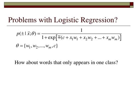 ppt logistic regression powerpoint presentation free download id