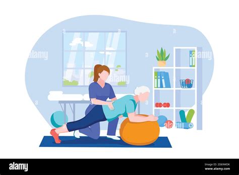 Rehab Exercises Stock Vector Images Alamy