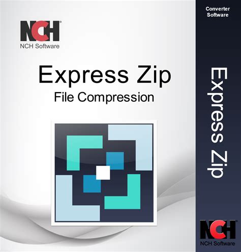 nch express zip file compression software compress files and folders