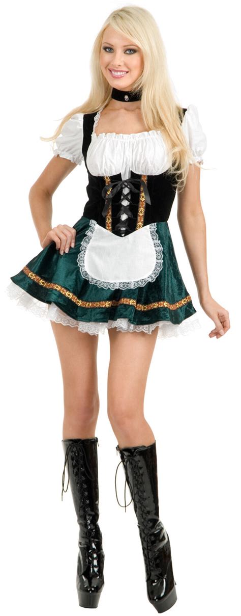 Shopessa Womens Oktoberfest Costume Halloween Beer Maid Costumes