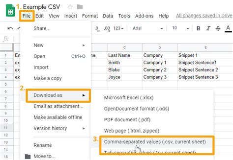 our csv file guide importing prospects help