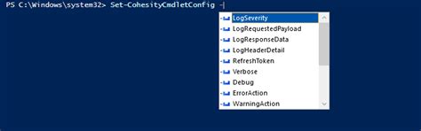 more power shell to you cohesity