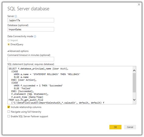 power bi introduction visualizing sql server audit data — part 9