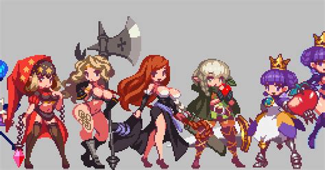 Pixelart Sprite Minecraft Pixel Girls By Sakuemonq Pixiv