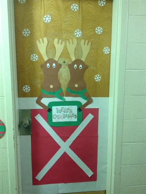 Christmas Dorm Door Decor