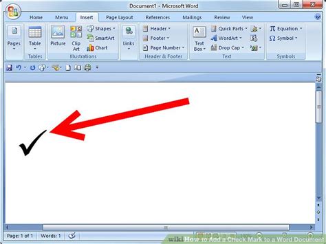 3 ways to add a check mark to a word document wikihow