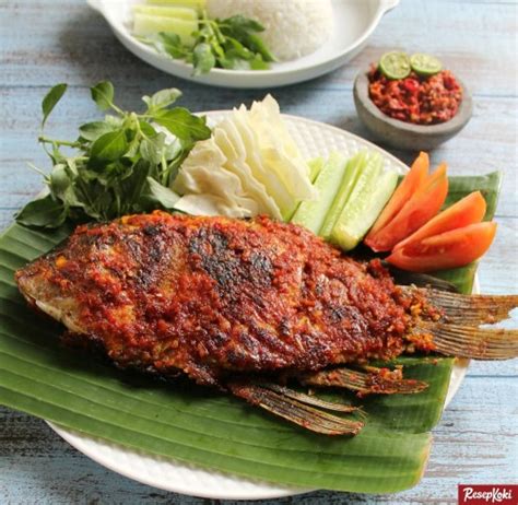 Ikan Gurame Bakar Bumbu Bali Pedas Istimewa Resep Resepkoki