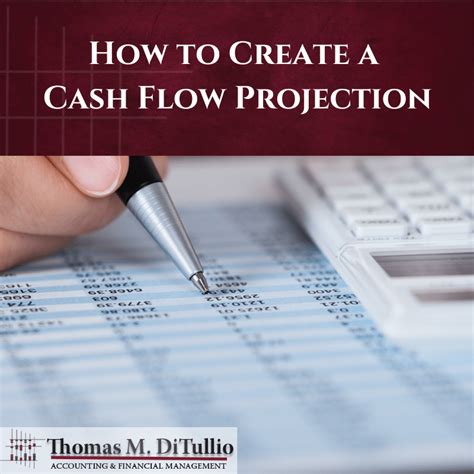 How To Create A Cash Flow Projection Tmd Accounting
