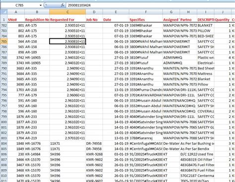 excel how do i filter all 12 digit numbers in code