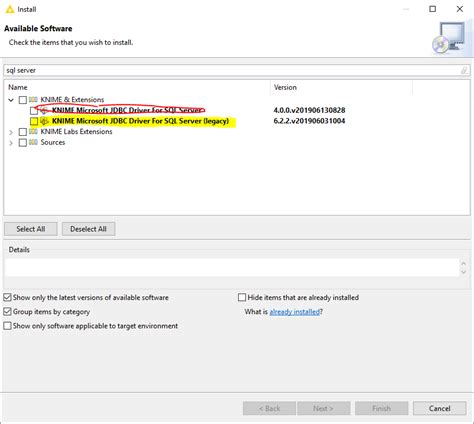 knime 4 0 and sql server legacy db reader knime