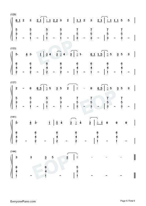 Sex Sells Lovejoy双手简谱预览6 钢琴谱文件（五线谱、双手简谱、数字谱、midi、pdf）免费下载