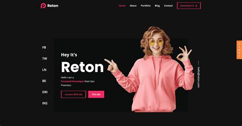 top 10 react portfolio templates reactemplates